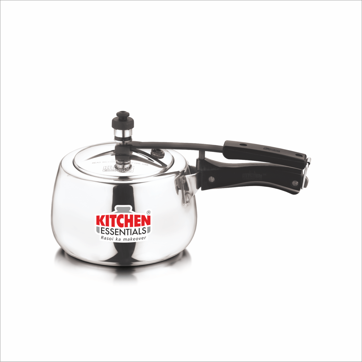 Stainless Steel Kalash Induction Bottom Inner Lid Pressure Cooker -1.5L – Kitchen Essentials