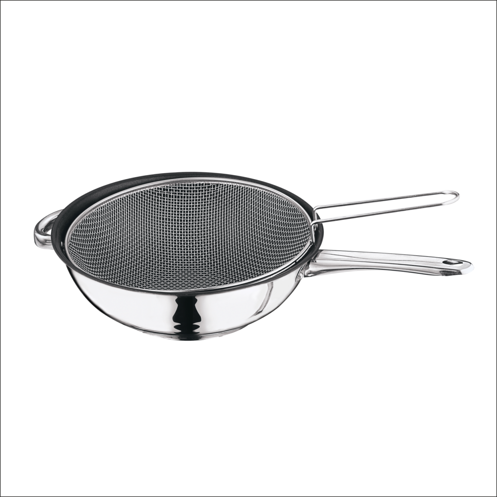 Stainless Steel – Wok With Fryer Basket – Kitchen Essentials